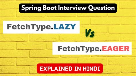 Fetchtypelazy Vs Fetchtypeeager In Spring Boot Jpa Hibernate