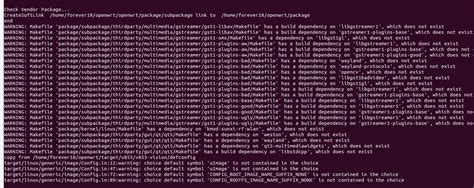 Make Menuconfig时出现warning 全志在线开发者论坛