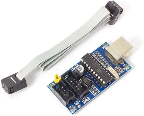 Usb Tiny Usbtiny Isp Programmierer Schwarz Für Kk2 Amazonde Computer And Zubehör