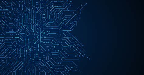 회로 기판 하이테크 기술 배경 사이버 연결 전자 네트워킹 연결 배경 디지털 생성 이미지에 대한 스톡 벡터 아트 및 기타 이미지