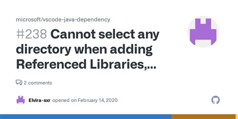 Cannot Select Any Directory When Adding Referenced Libraries And