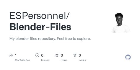 Github Espersonnelblender Files My Blender Files Repository Feel