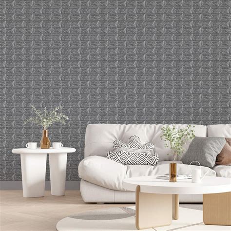 Самоклеющаяся 3Д панель под кирпич Серебро 700х770х2мм стеновые панели декоративные ПВХ