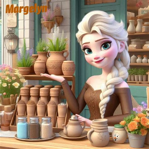 Elsa Selling Clay Vases 🏺 In 2025 Clay Vase Elsa Clay
