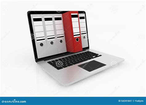 Database Storage Concept Stock Illustration Illustration Of Organize 54241841