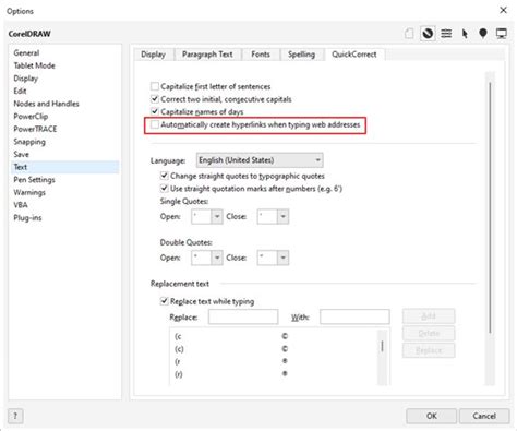 Stop Coreldraw From Creating A Hyperlinks In Blue And Underlined Coreldraw X8 Coreldraw