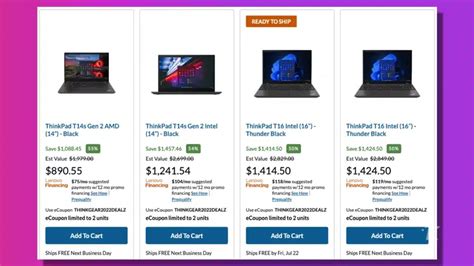 Lenovo Is Slashing Off Thinkpad X And T Series Laptops