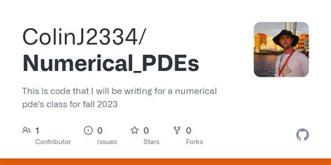 Github Colinj2334numericalpdes This Is Code That I Will Be Writing