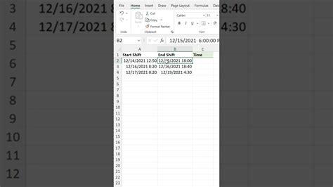 How To Calculate Hours Worked In Excel Shorts Youtube