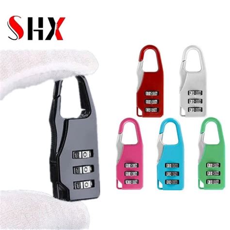 【hot】 Mini 3 Combination Candado Dial Digits Code Number Password Safety Travel Security Luggage