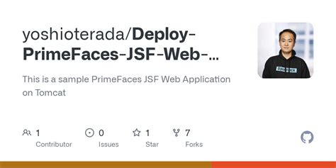 Github Yoshioterada Deploy Primefaces Jsf Web App On Tomcat This Is A Sample Primefaces