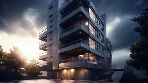 Building Sky Tree Single Building Background Building Space Modern