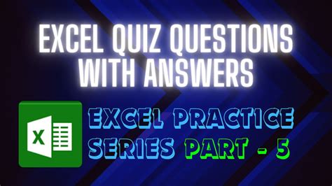 excel quiz questions with answers part 5 intermediate excel tech ns arena youtube