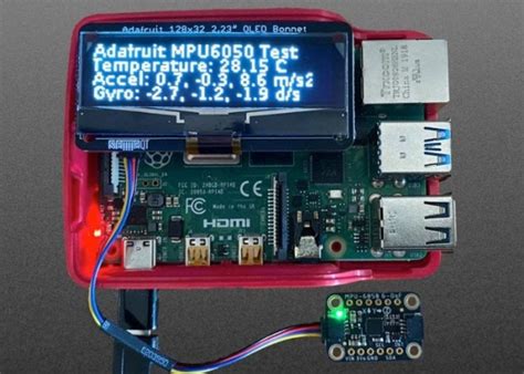 Raspberry Pi OLED Monochrome Bonnet