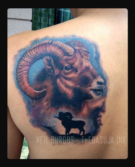 Realism Ram Goat Capricorn Neilburgostattoo Foedasujaink Tattoos