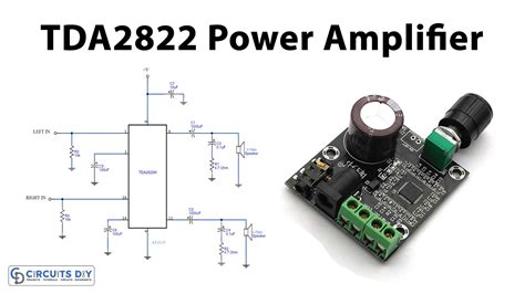 Tda2822 Power Amplifier Circuit
