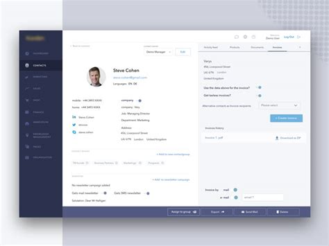 Daily Ui 04 Dashboard User Profile Information