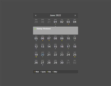 10 Date Picker Calendars Css Javascript Code Webgyaani