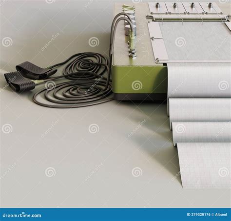 Polygraph Lie Detector Machine Stock Illustration Illustration Of Needle Machine