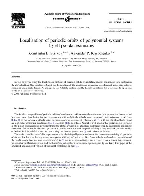 Pdf Localization Of Periodic Orbits Of Polynomial Vector Fields Of Even Degree By Linear