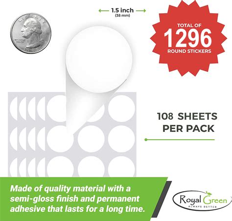 Gray Color Coding Label Dots 38mm 15 Inch Inch Round Labeling
