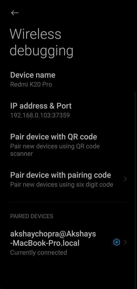 Android How To Connect A Device With Adb Over Wifi When Making App
