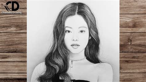 Draw So Cute Jennie At Terrance Olson Blog