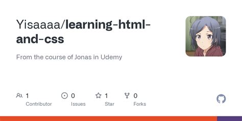 Github Yisaaaalearning Html And Css From The Course Of Jonas In Udemy
