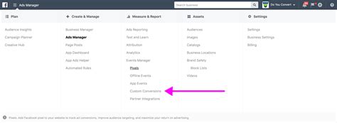 Step By Step Guide Facebook Custom Conversion Ads Do You Convert
