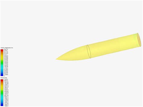 Cfd Nose Cone Drag Simulation By Thibaultspc Simscale