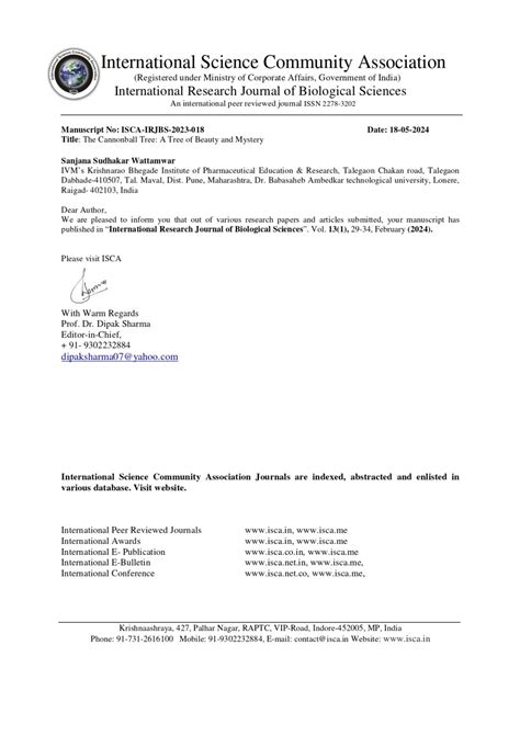 Sanjana Wattamwar On Linkedin My First Review Article Successfully