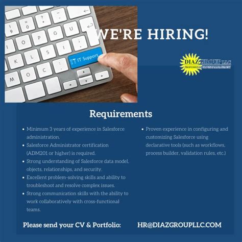 Share Salesforcejobs Salesforceadmin Chicagojobs Itchicago… Diaz Group Llc