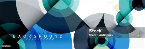 현대 디자인 커버 템플릿 브로셔 전단지에 대 한 삼각형 모양으로 동그라미 추상적인 배경 0명에 대한 스톡 벡터 아트 및 기타 이미지 Istock