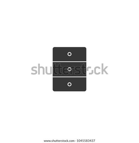 Database Grey Icon Vector Illustration Stock Vector Royalty Free Shutterstock