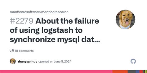 About The Failure Of Using Logstash To Synchronize Mysql Data To