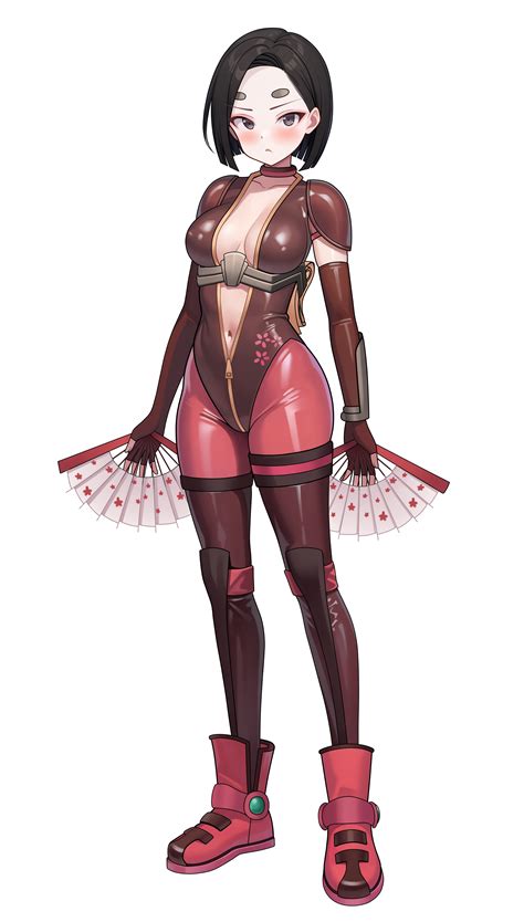 Vodka13 Yumi Ishiyama Code Lyoko Absurdres Highres 1girl Black Hair Bodysuit Boots