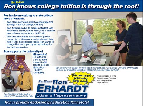 Ron Erhardt 2016 Experience Makes The Difference For Edina