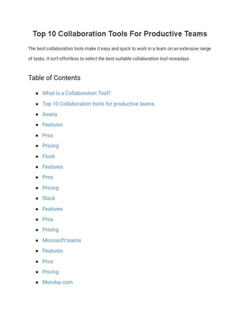 Comparison Of Code Collaboration Tools For Agile Teams