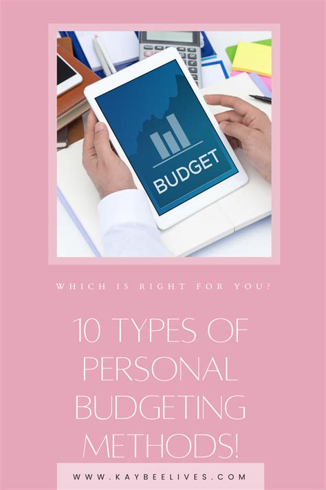 10 Types Of Personal Budgeting Methods Personal Budget Budgeting