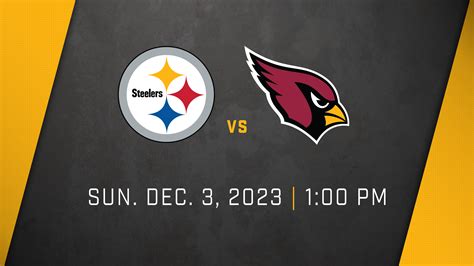 Pittsburgh Steelers Vs Arizona Cardinals Acrisure Stadium In