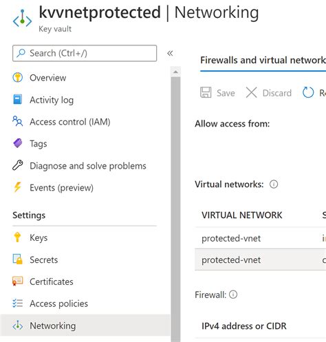 Securing Azure Key Vault Inside A Vnet And Using From An Azure Function