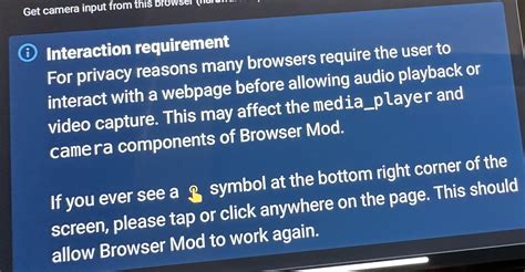 How Do I Work Around This Issue In Browser Mod I Want To Be Able To Use The Device At Any Time