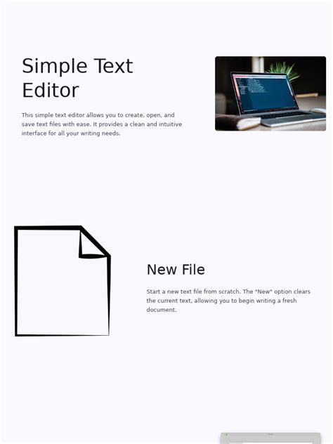 simple text editor 1 pdf