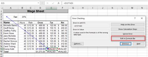 How To Use The Error Checking Command In Excel Google Sheets Automate Excel
