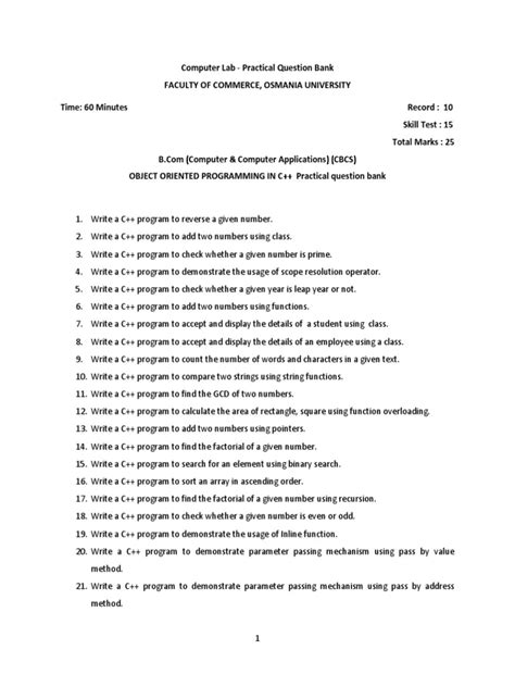Cpp Pdf C Method Computer Programming