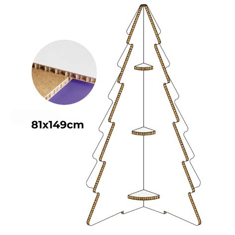 Plantilla De árbol De Navidad Recortable
