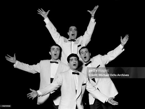 Singing Group The Four Aces Pose For A Portrait Circa 1955 In New