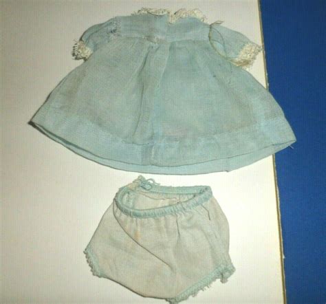 Vtg Ginny Ginger Cosmopolitan Blue Sheer Dress Outfit Clone 8 9 Doll