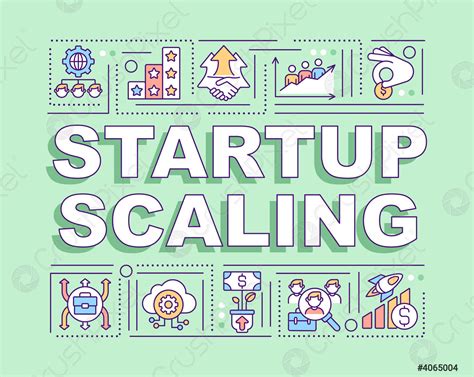 Startup Scaling Word Concepts Banner Stock Vector 4065004 Crushpixel