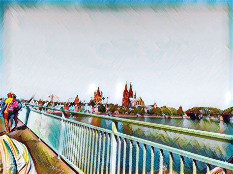 Cologne Bridge Digital Art By Kanika Singh Fine Art America